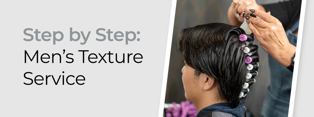 Step by Step: Men’s Texture Service - Wavy Perms for Men | Marlo Beauty