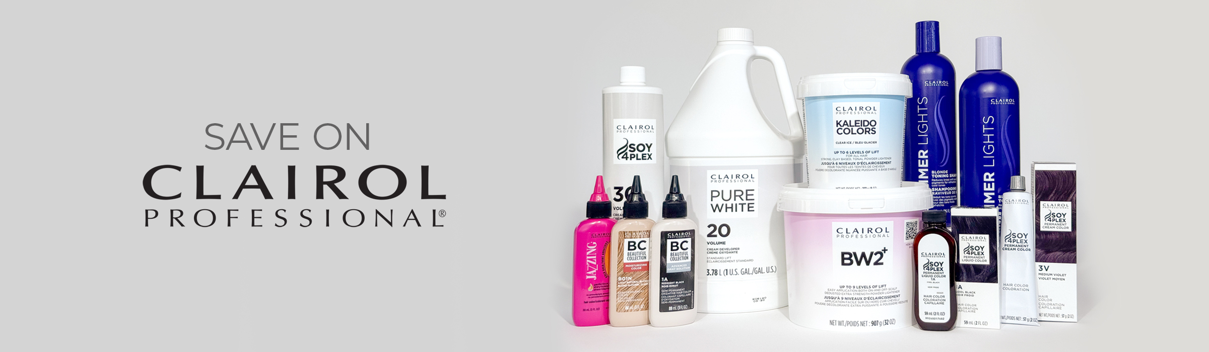 Clairol Professional Hair Color & Developers | Marlo Beauty Supplies